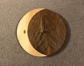 Crescent Moon Clock - Etsy