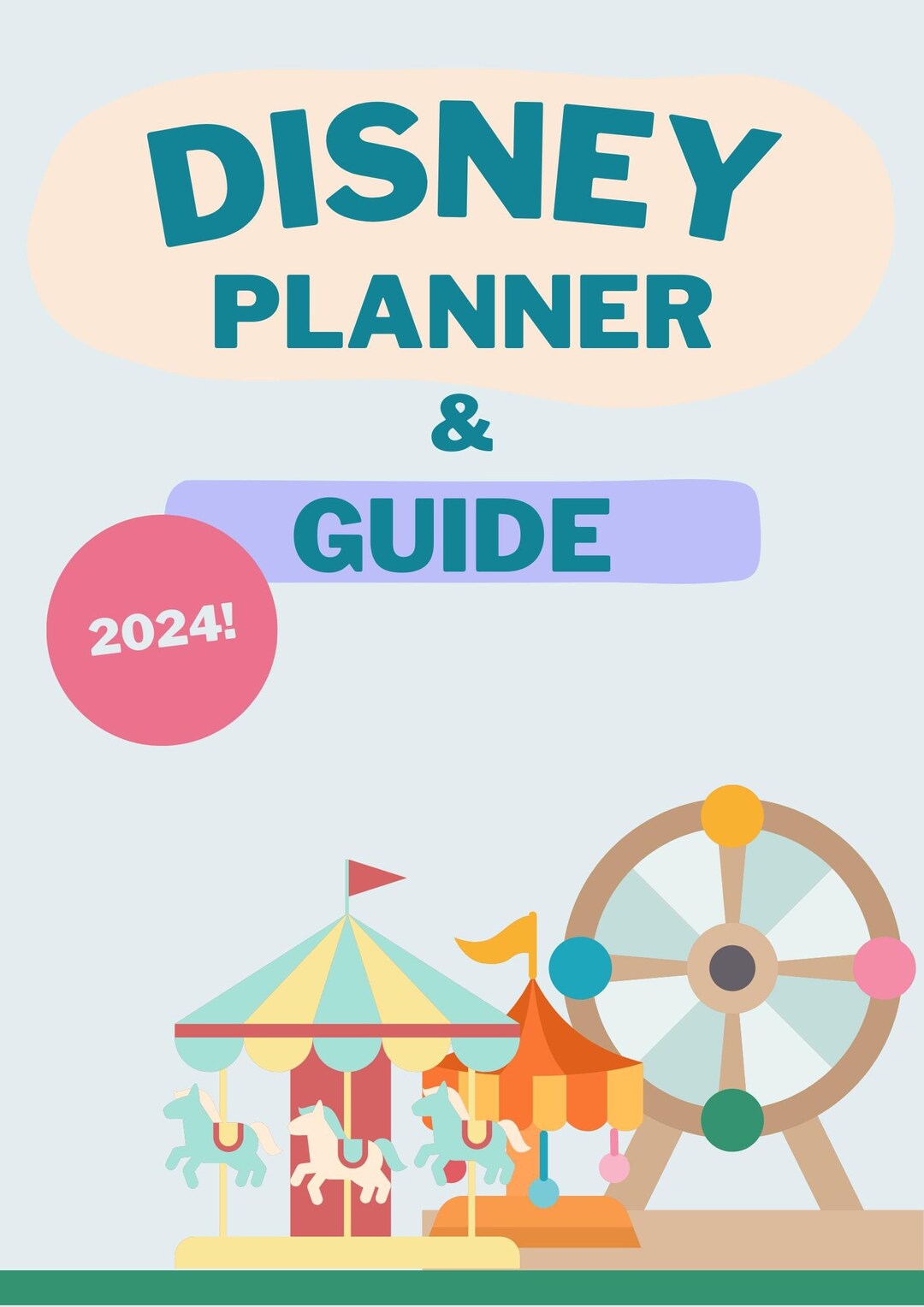 WDW Park Planner & Travel Planning Kit Guide BUNDLE - Vacation Planning ...