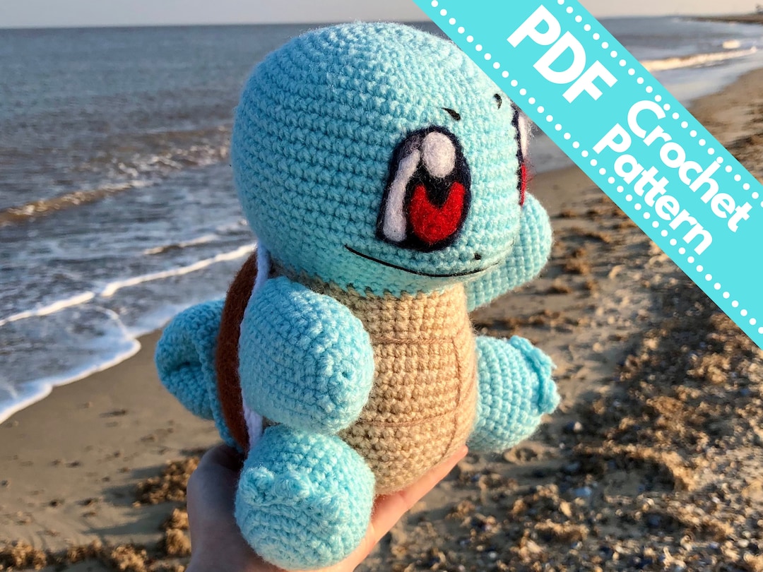 Squirtle Crochet Pattern Amigurumi Pokemon PDF File - Etsy