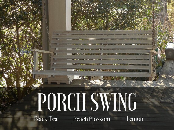 Porch Swing Perfume Oil Black Tea Peach Blossom Lemon 1 - Etsy