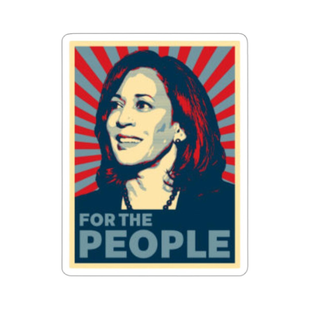 Kamala Harris Kiss-cut Stickers, Laptop Decals, Vivid Car Stickers ...