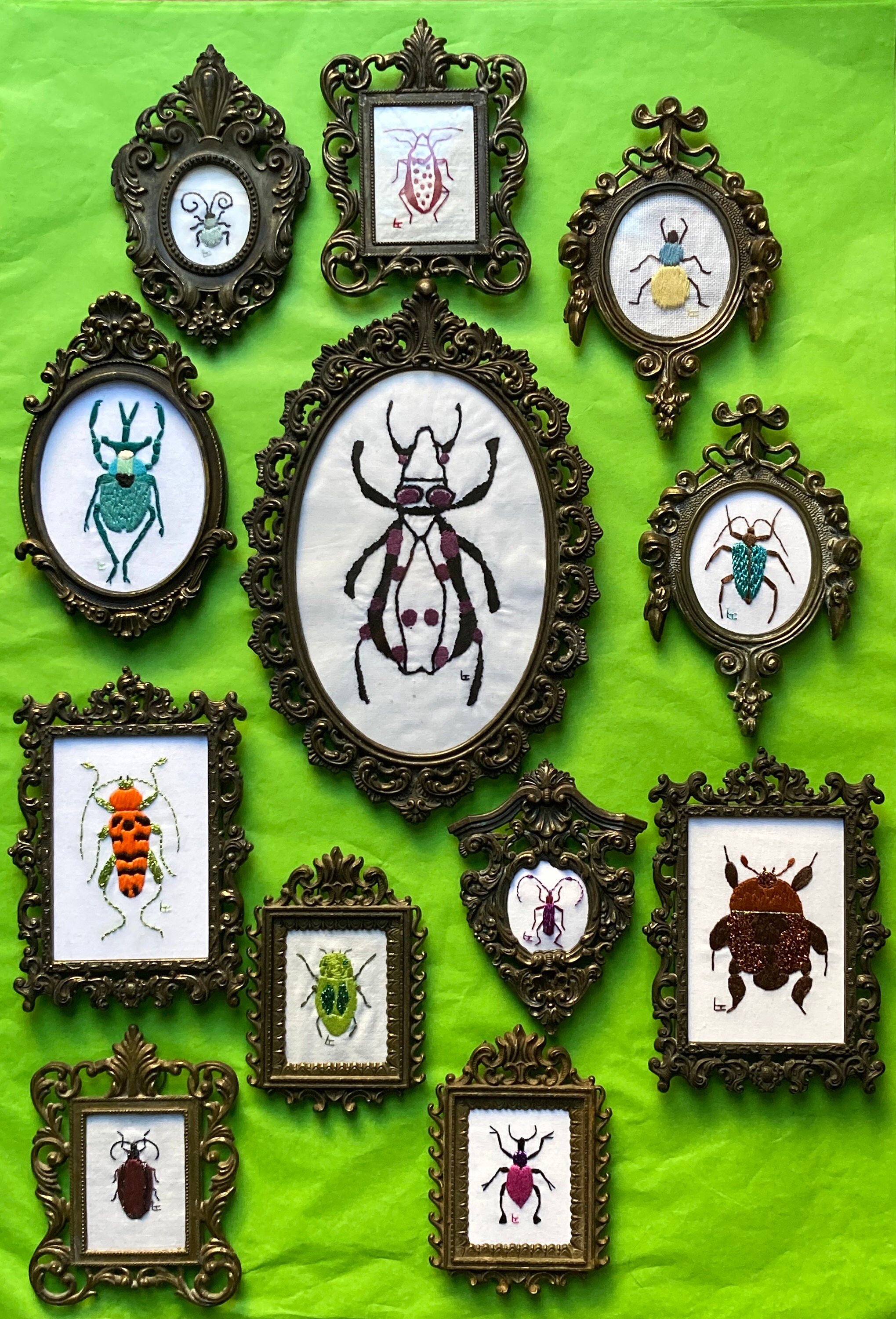 Big Embroidery Insect - Hand Made - Etsy