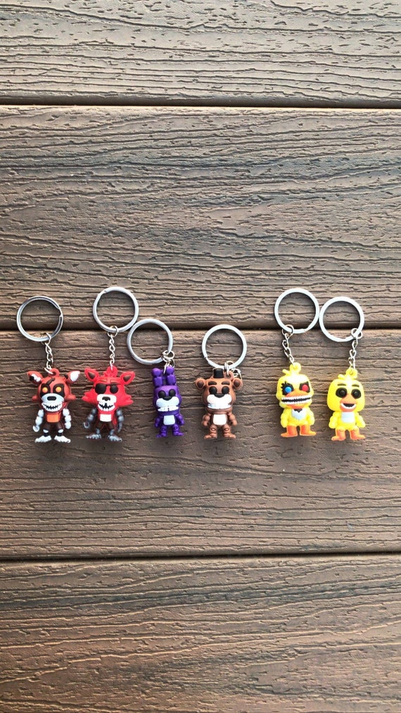 Five Nights at Freddy's Assorted Keychains | Etsy
