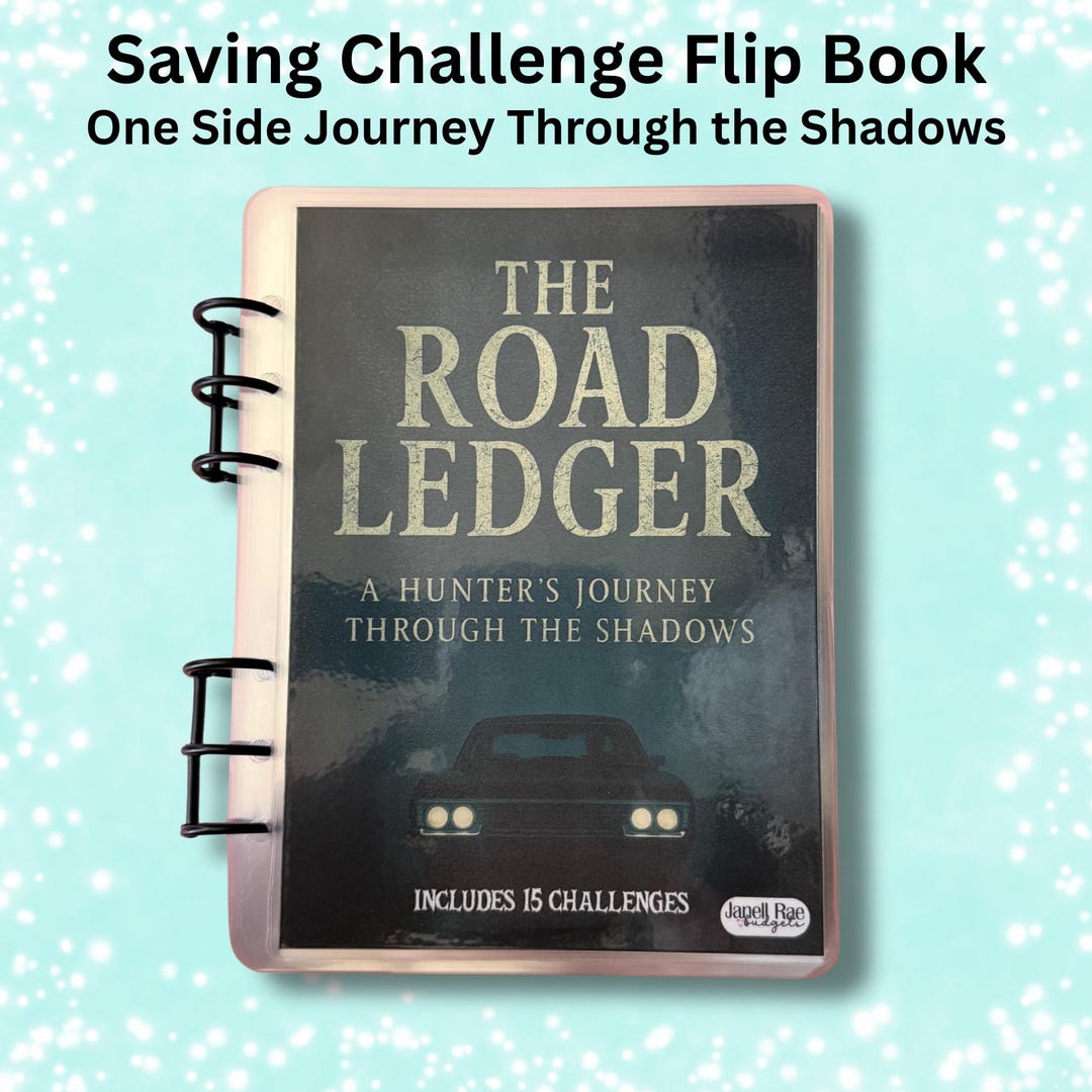 Spooky Supernatural Savings Challenge Flip Book • 30 Double-sided ...