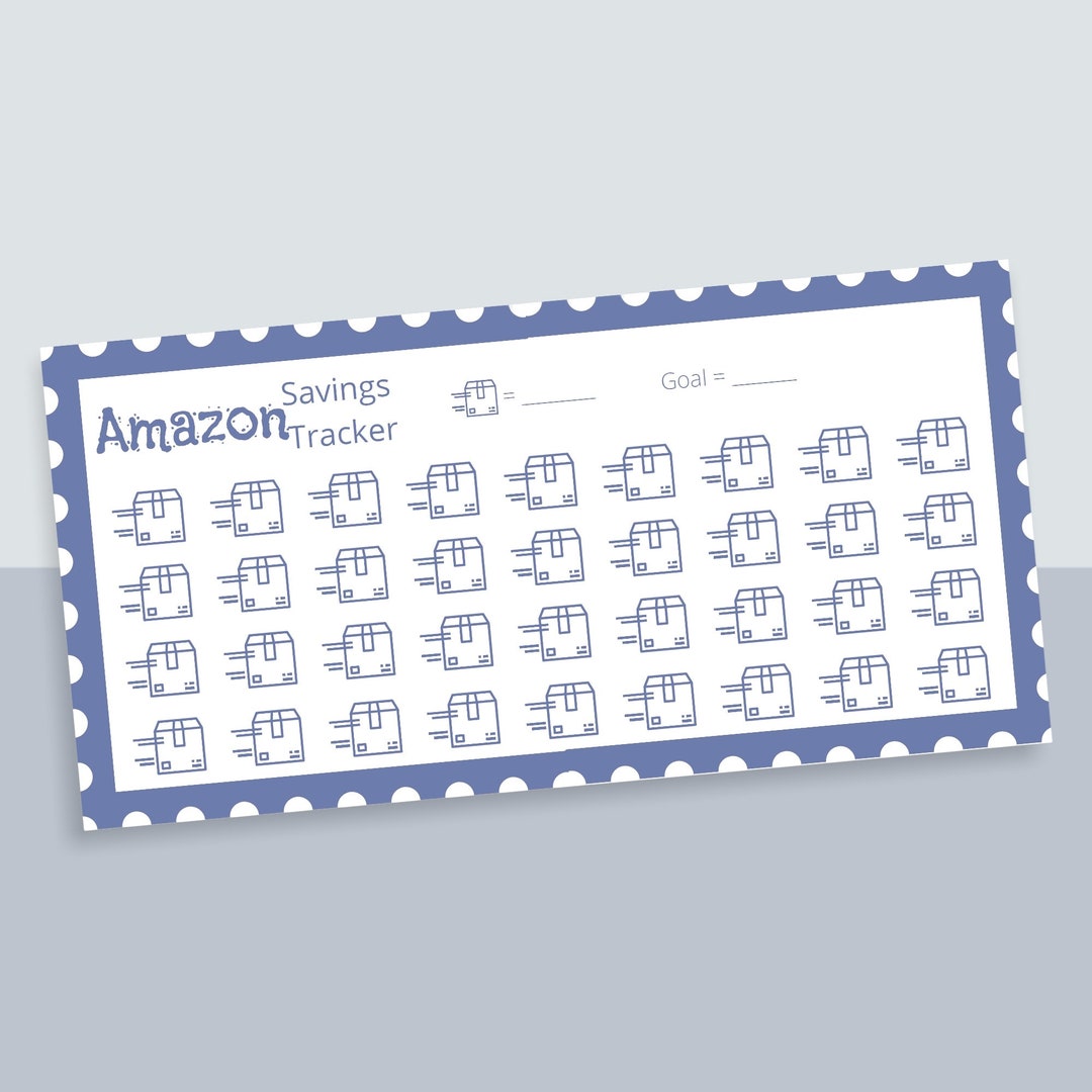 Amazon Savings Tracker | Digital Download - Etsy