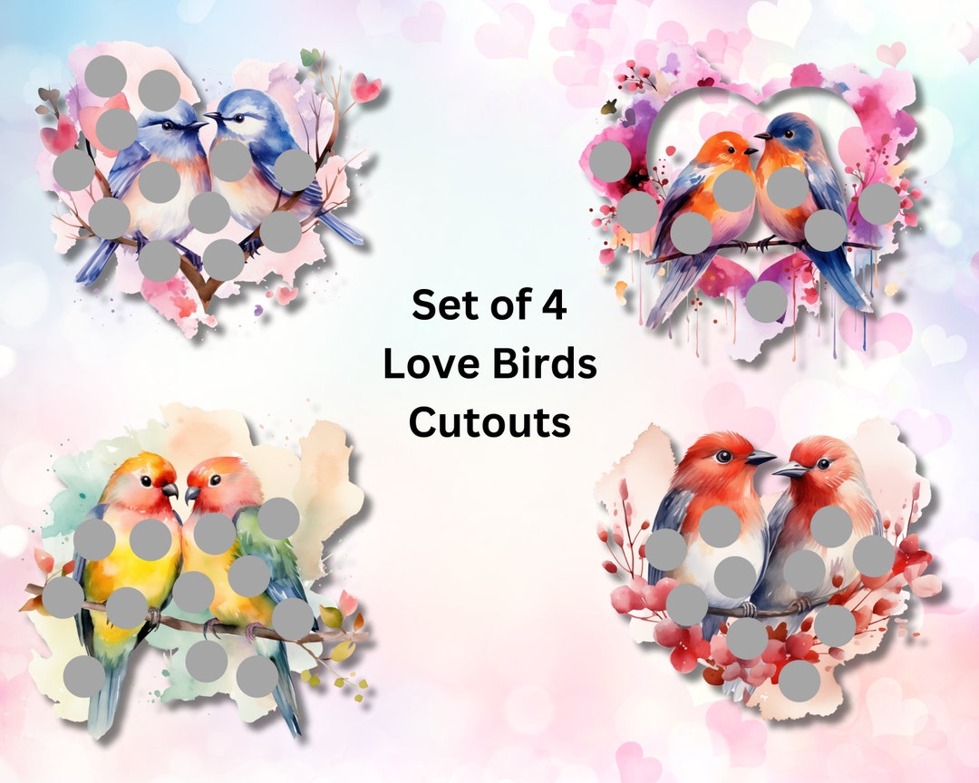 Love Birds Scratch off Mystery Challenge - Etsy