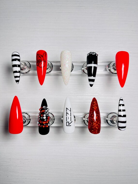 REZZ Nail Set EDM EDM Artist Nails Festival - Etsy