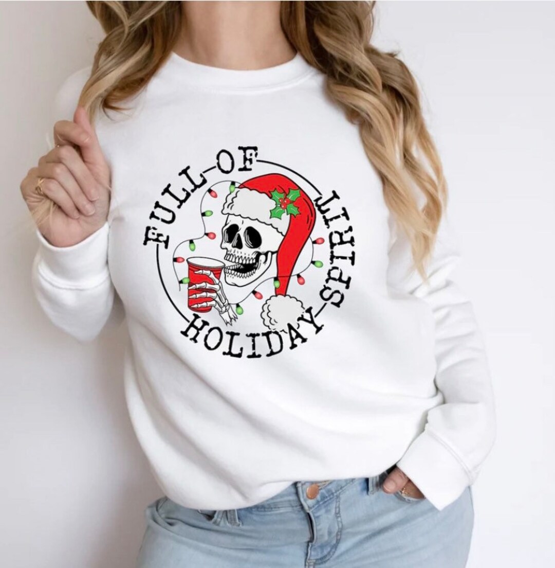Full of Holiday Spirit Sweater Winter - Etsy