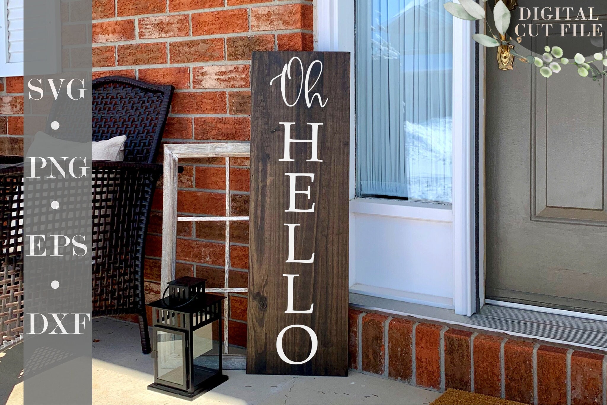 Oh Hello Svg Oh Hello There Porch Sign Svg Welcome Sign Svg Oh Etsy