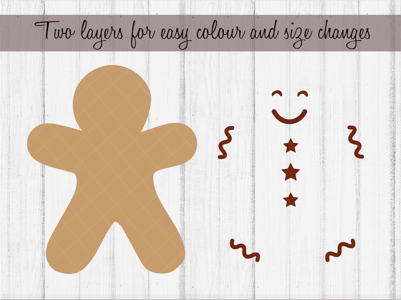 Gingerbread Man SVG PNG Bundle Christmas Gingerbread Svg - Etsy