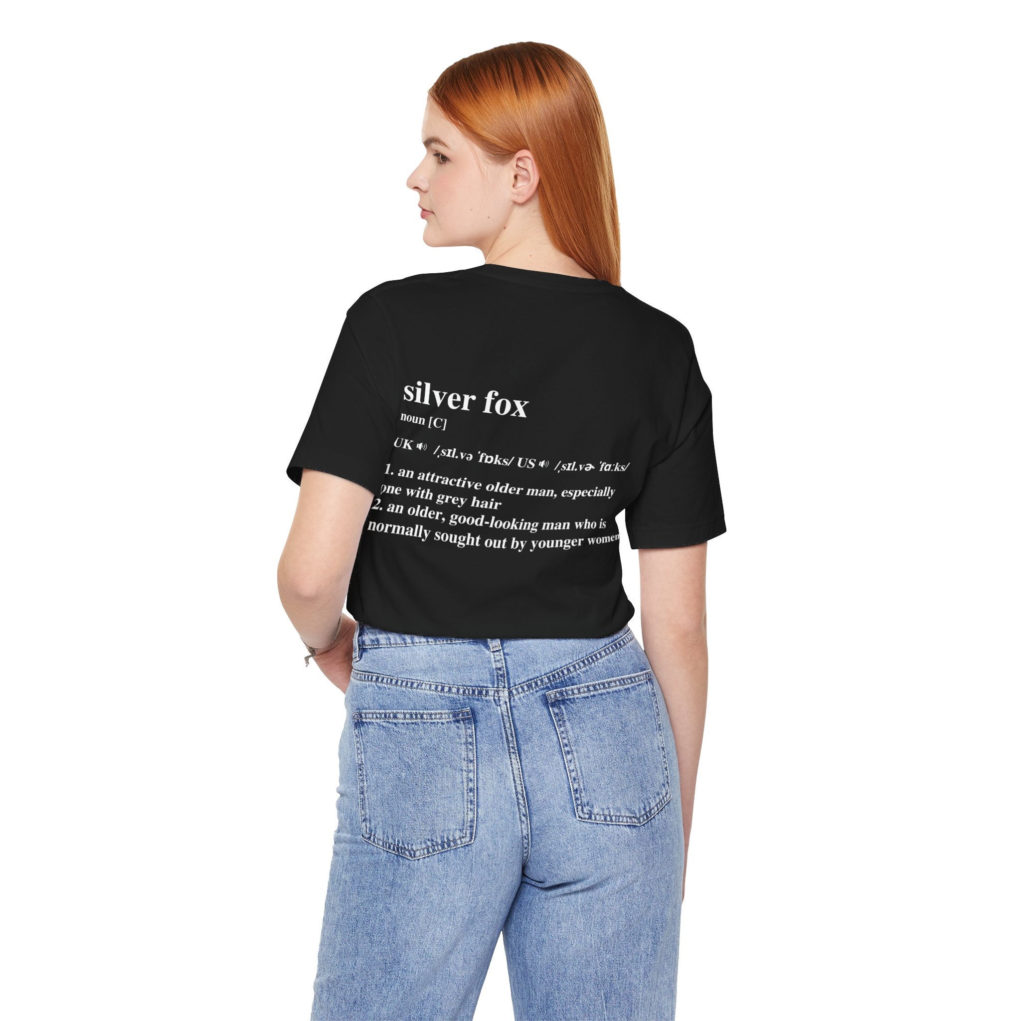Silver Fox Definition T-shirt: Funny Senior Fan Shirt - Etsy