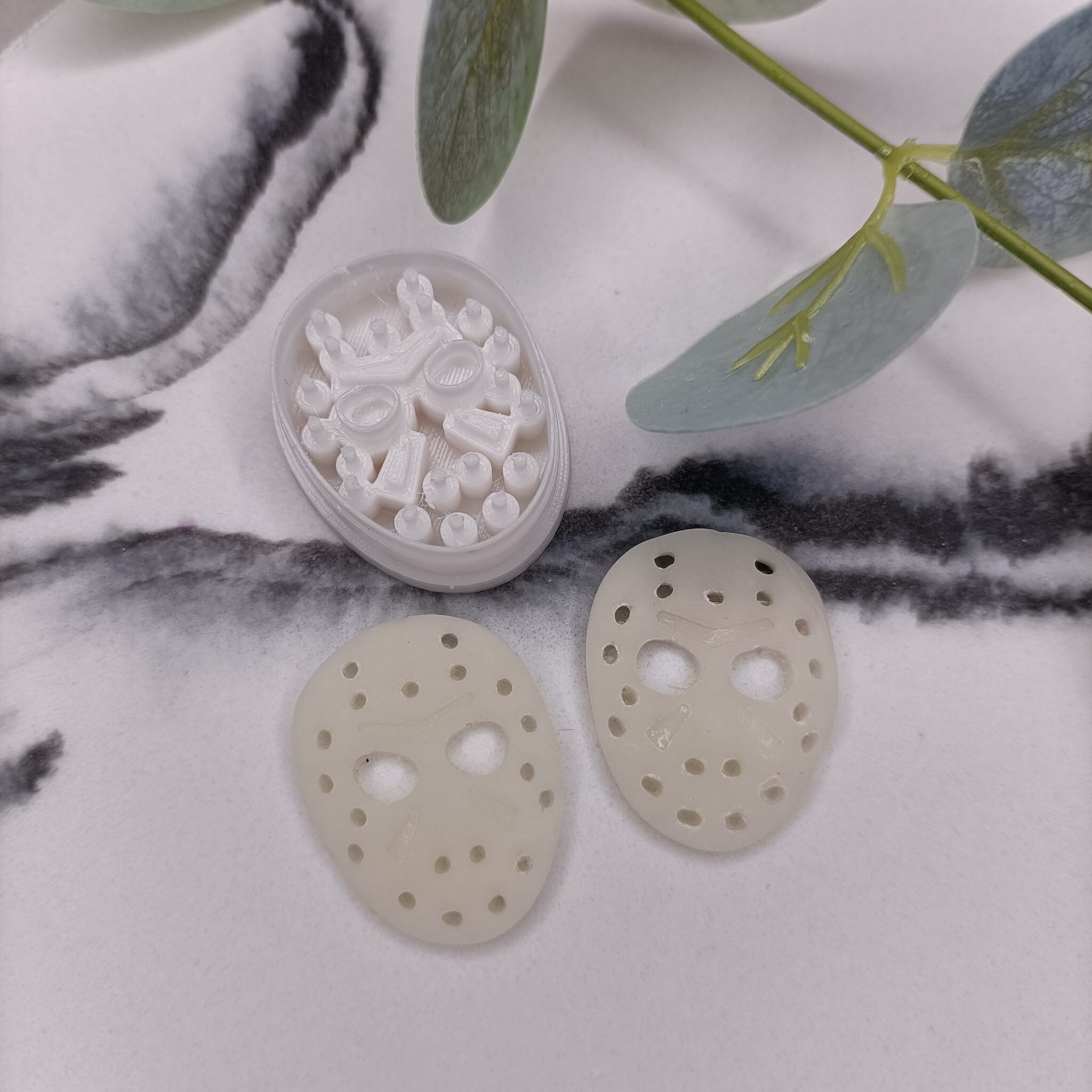 Jason Goalie Mask Friday the 13th Clay Cutter - Etsy