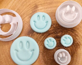 Smiley Face Cutter Emoji Clay Cutter Cutter for Polymer Clay - Etsy