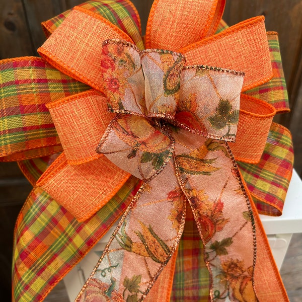 Fall Wreath Bows - Etsy