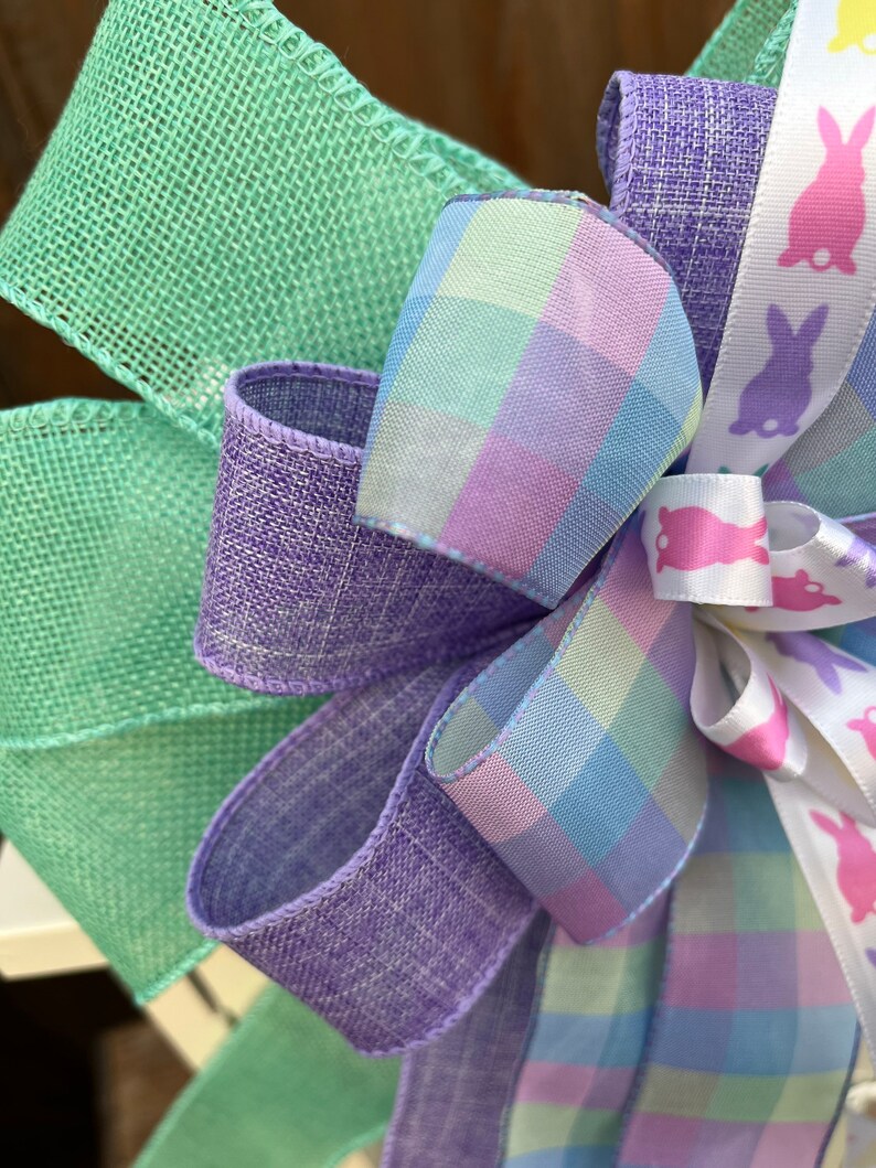 Easter Bow, Spring Bow, Easter Wreath Bow, Easter Lantern Bow, Easter ...