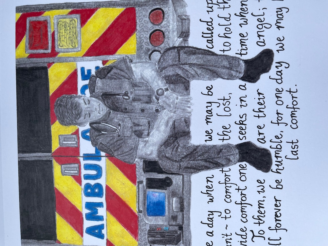 Paramedic, EMT Art, First Responder Art, Ambulance Art, Paramedic Art ...