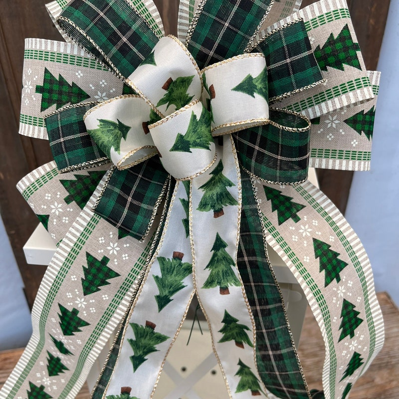 Christmas Tree Bows - Etsy