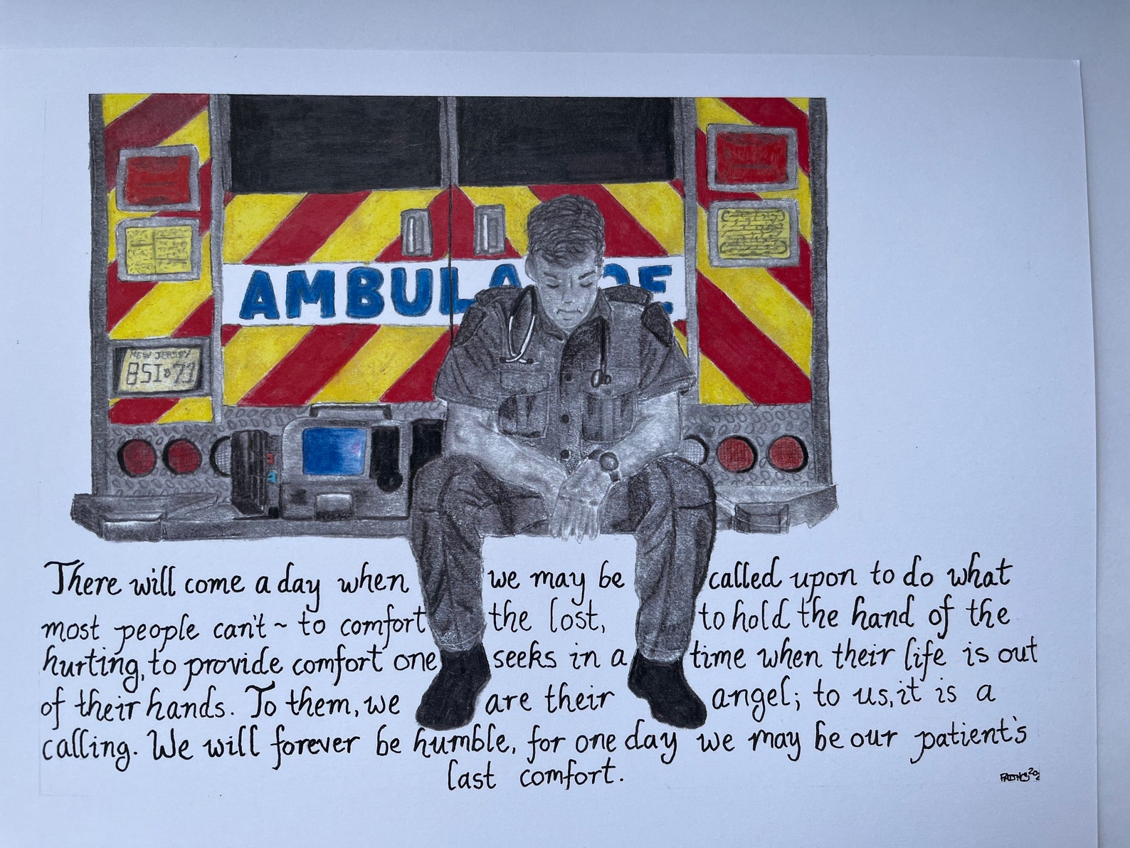 EMS Creed, EMT Art, Paramedic Art, First Responder Art, Wall Art ...