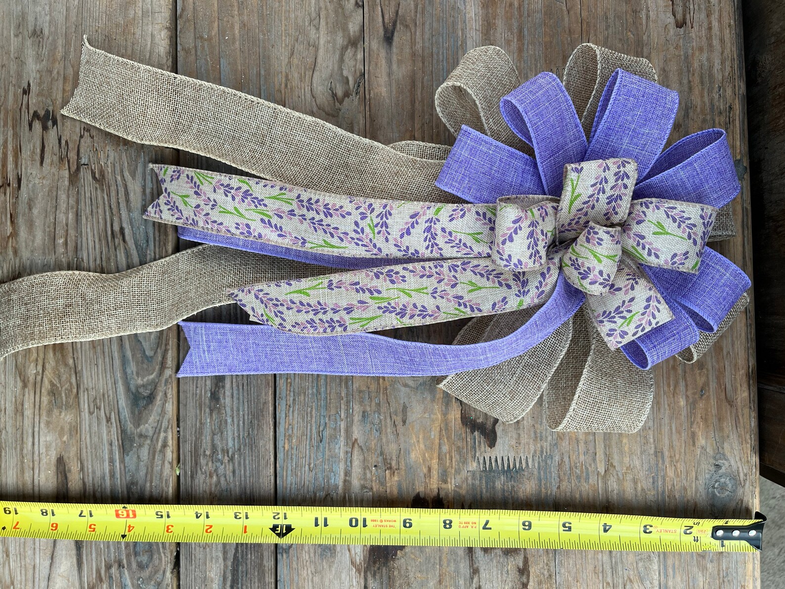 Lavender Bow, Lavender Flowers Bow, Lavender Flowers Lantern Bow ...