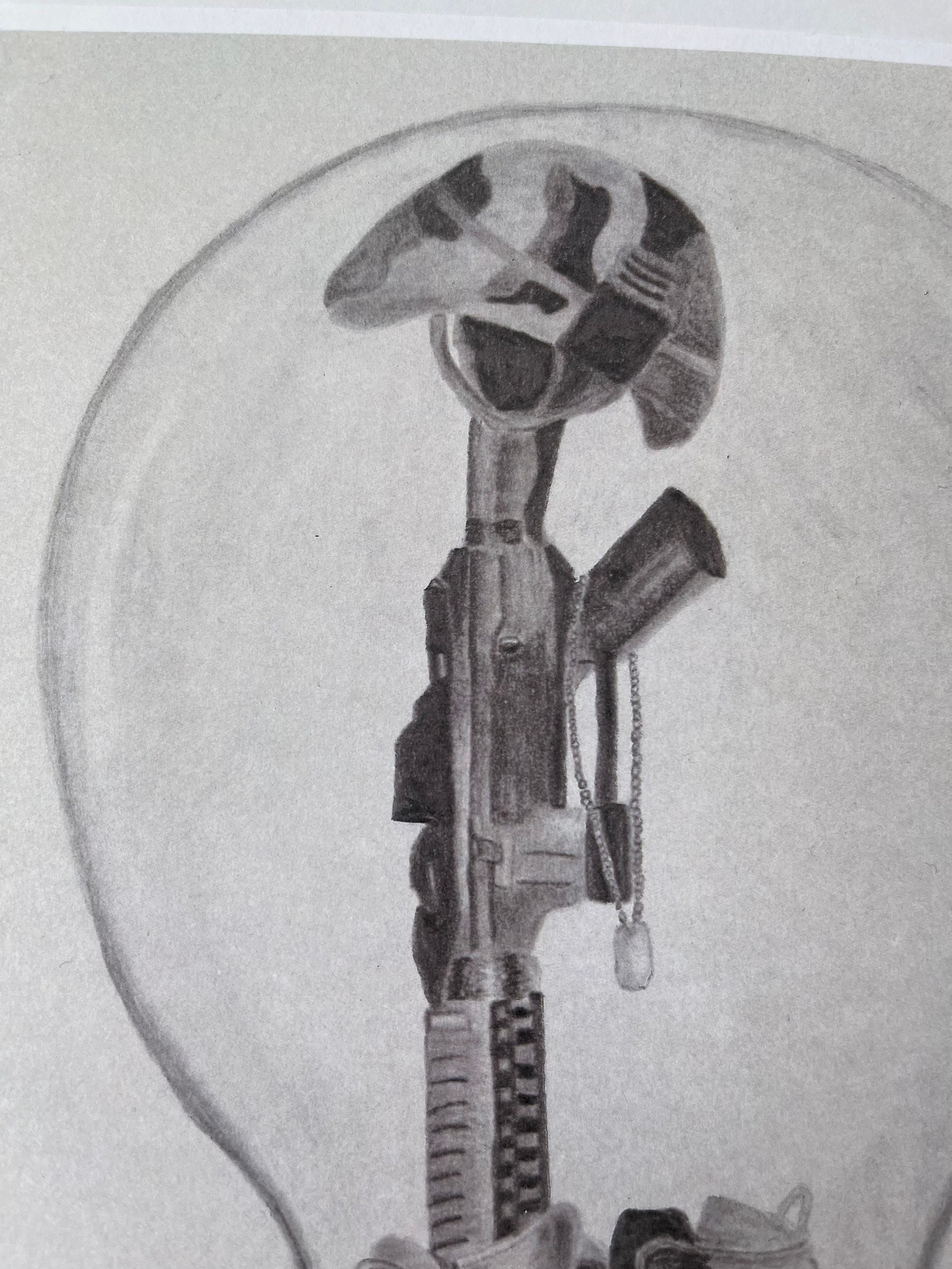 Military Art Battle Cross Fallen Soldier Memorial Day - Etsy