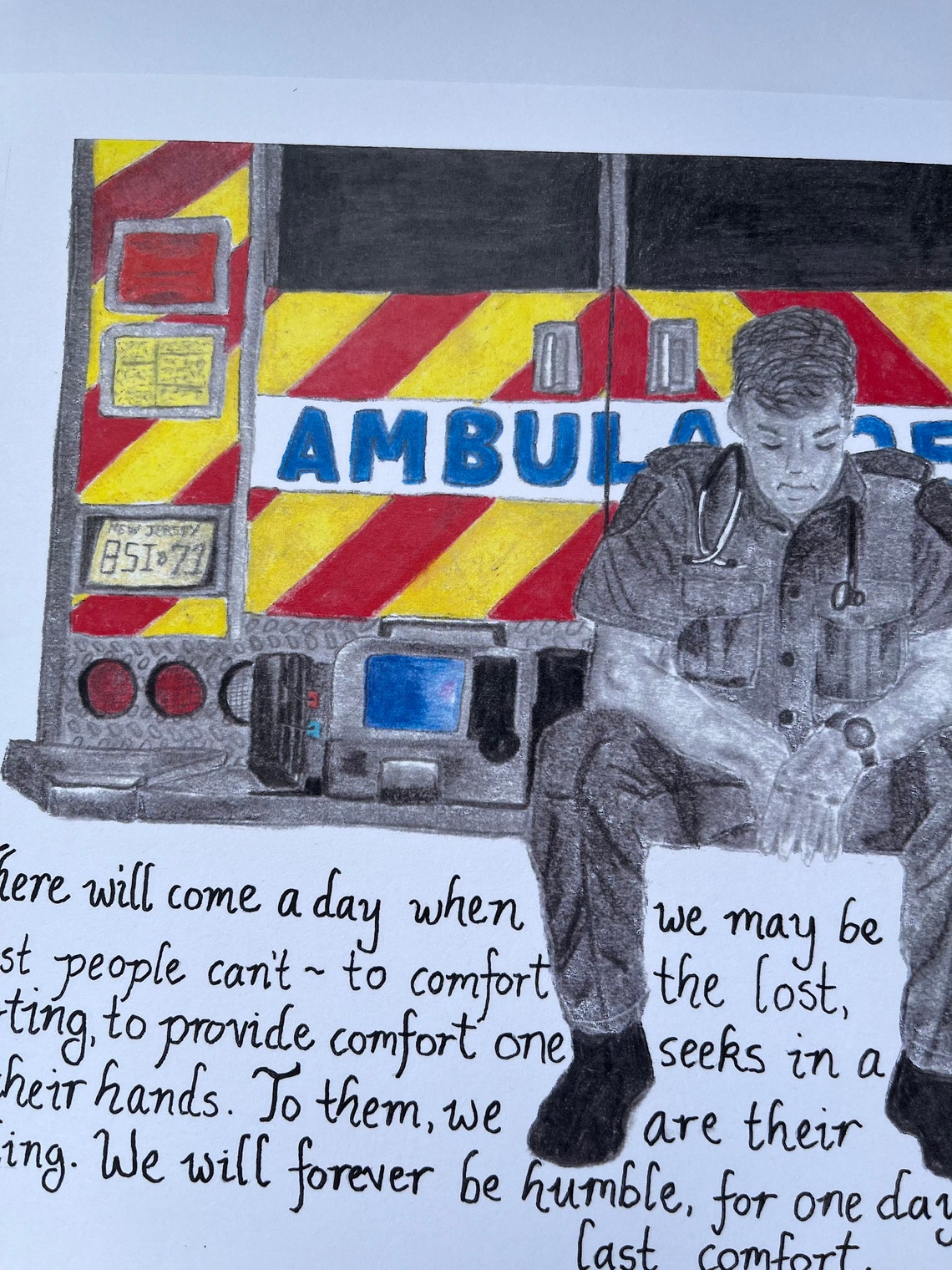 EMS Creed, EMT Art, Paramedic Art, First Responder Art, Wall Art ...