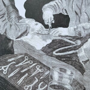 The Great Physician, the Great Physician Drawing, Doctor Art, Surgeon ...