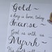 Christmas Art, Jesus is Born, Christmas Wall Decor, Gold, Frankincense ...