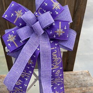 He is Risen Bow, Easter Bow, Jesus Bow, Religious Bow, Jesus is Risen ...