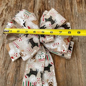 Christmas Dogs Bow, Dogs Bow, Christmas Wreath Bow, Christmas Tree Bow ...