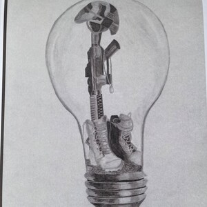 Military Art, Battle Cross, Fallen Soldier, Memorial Day, Marine Art ...