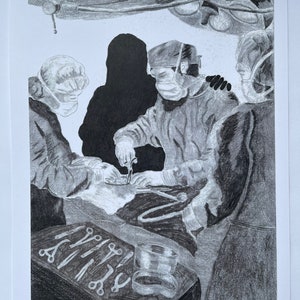 The Great Physician, the Great Physician Drawing, Doctor Art, Surgeon ...