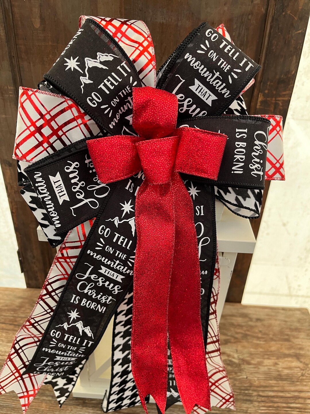 Christmas Bow, Jesus is the Reason Christmas Bow, Religious Bow, Jesus ...