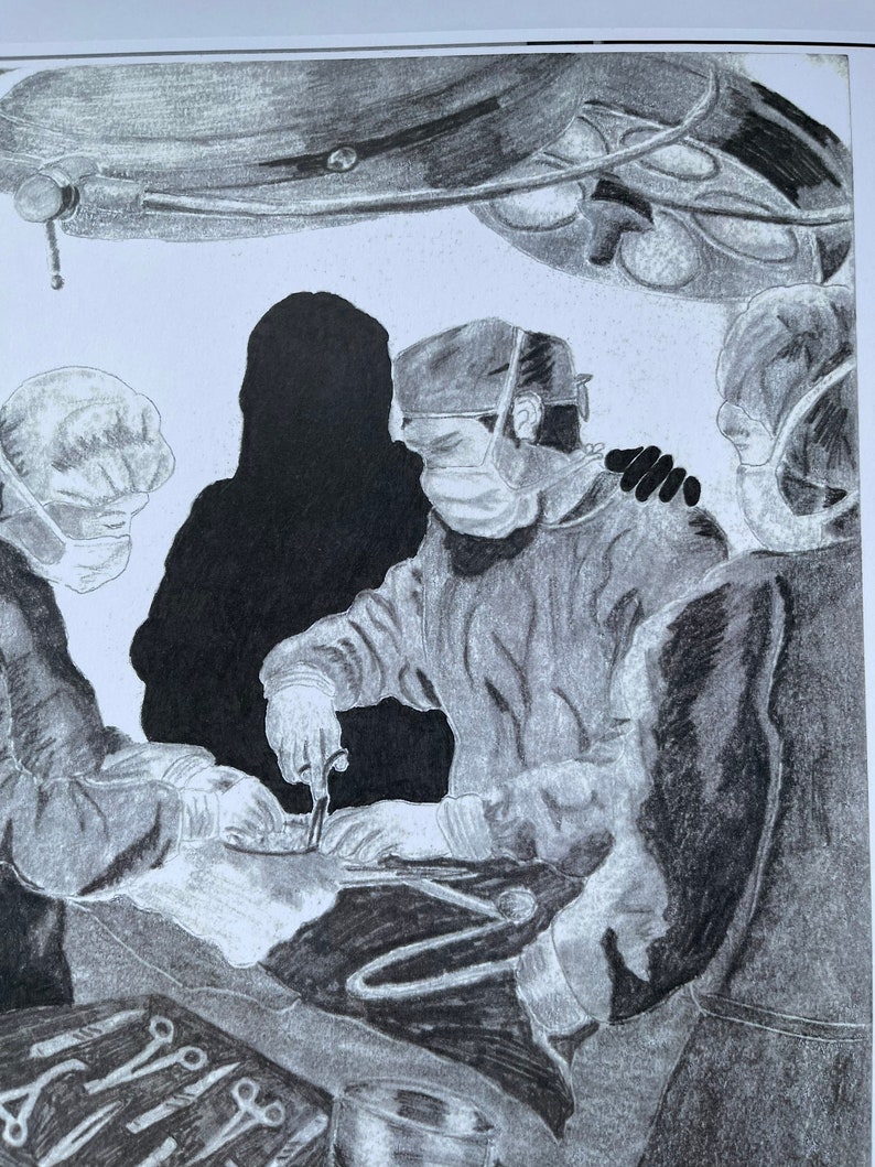 The Great Physician, the Great Physician Drawing, Doctor Art, Surgeon ...