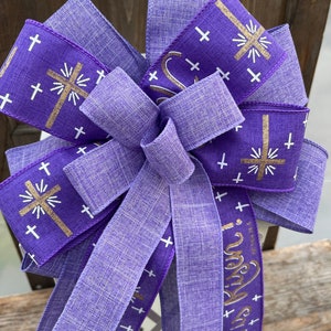 He is Risen Bow, Easter Bow, Jesus Bow, Religious Bow, Jesus is Risen ...