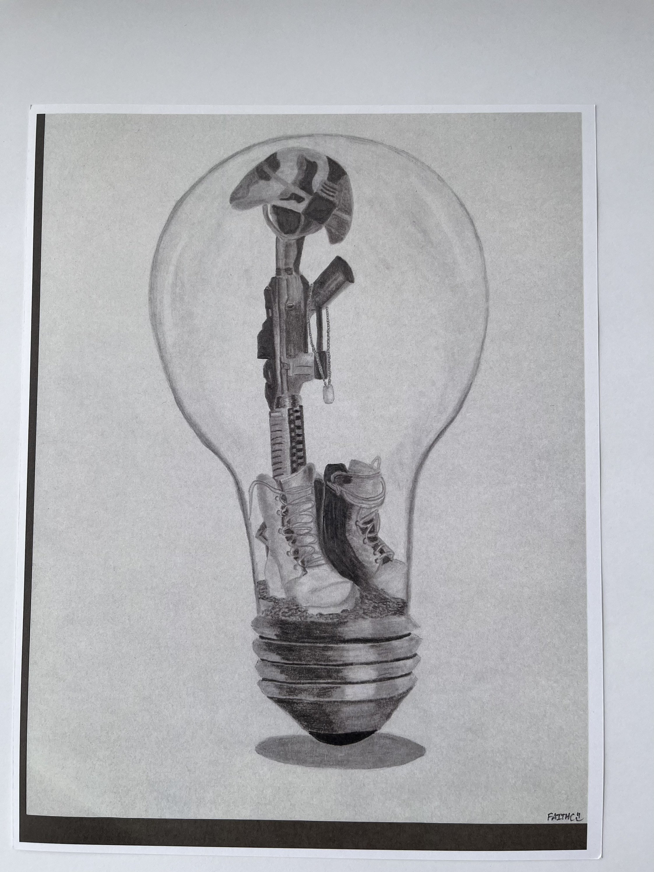 Military Art, Battle Cross, Fallen Soldier, Memorial Day, Marine Art ...