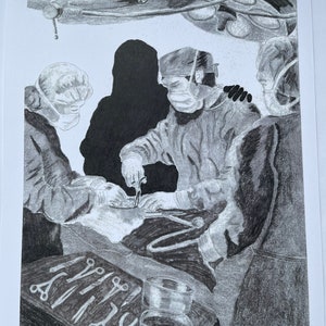The Great Physician, the Great Physician Drawing, Doctor Art, Surgeon ...