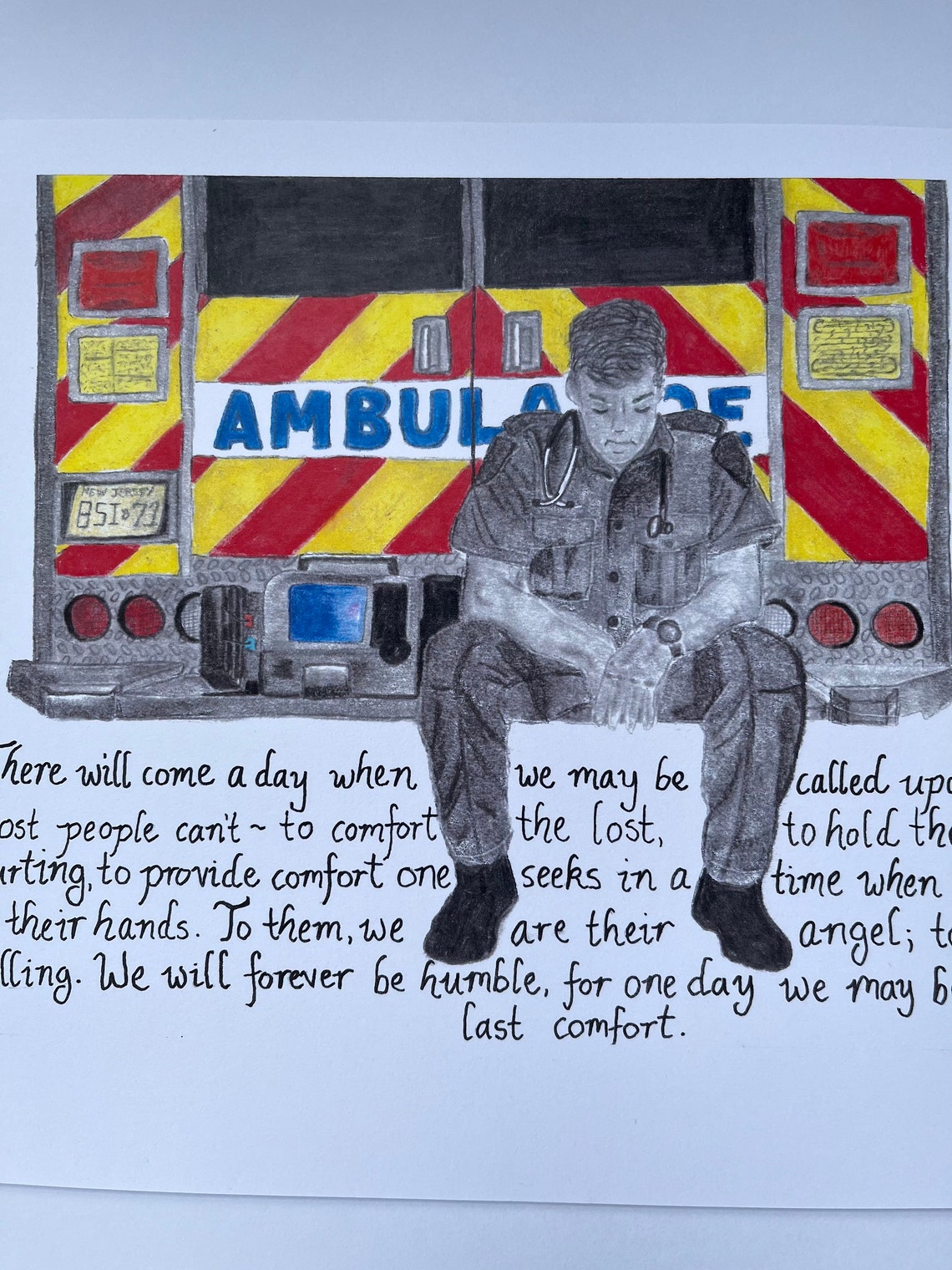 EMS Creed, EMT Art, Paramedic Art, First Responder Art, Wall Art ...