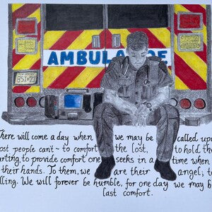 EMS Creed, EMT Art, Paramedic Art, First Responder Art, Wall Art ...