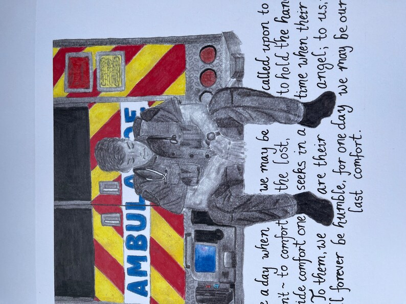 Paramedic, EMT Art, First Responder Art, Ambulance Art, Paramedic Art ...
