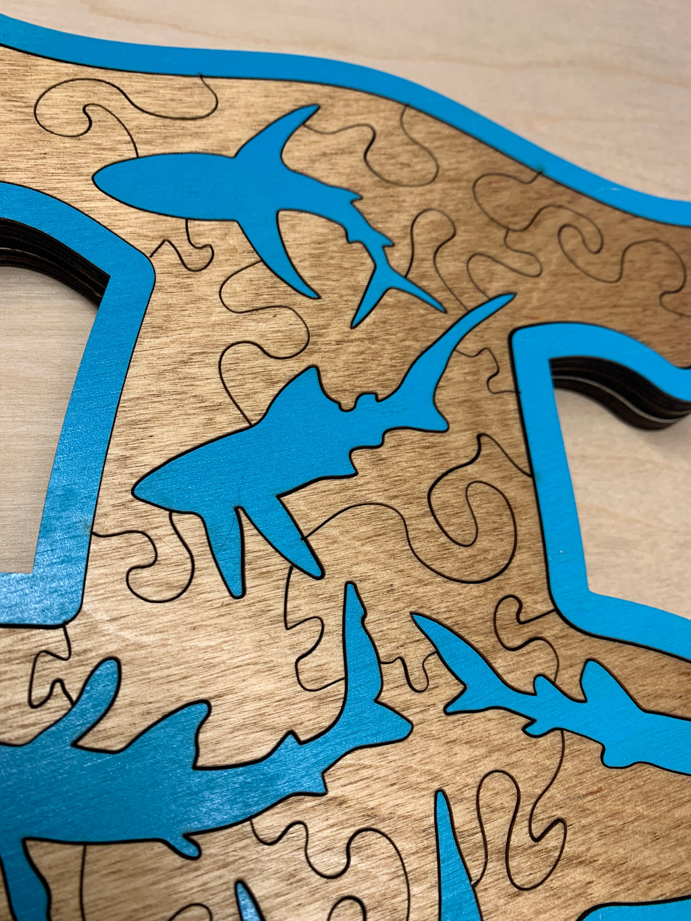 Sharks Jigsaw Puzzle - Etsy Australia