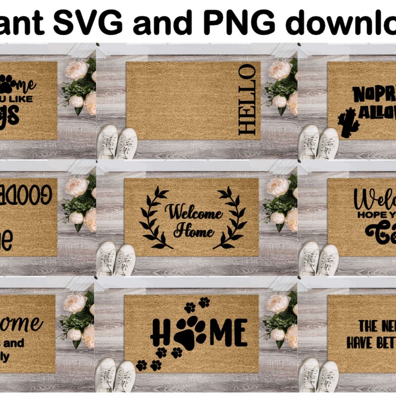 Welcome Mat Svg - Etsy