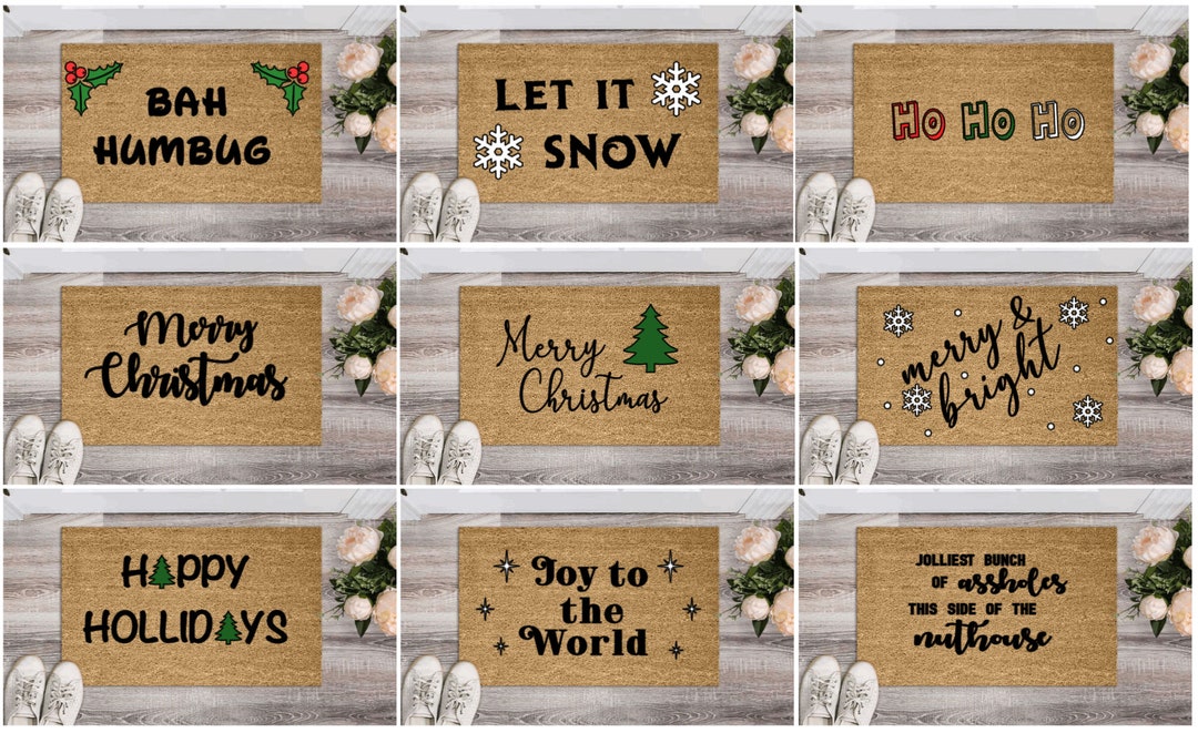 Christmas/holiday Mat Designs! Instant SVG and PNG Downloads. - Etsy
