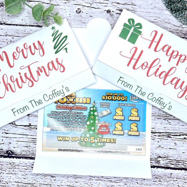 Lotto Christmas Tag - Etsy