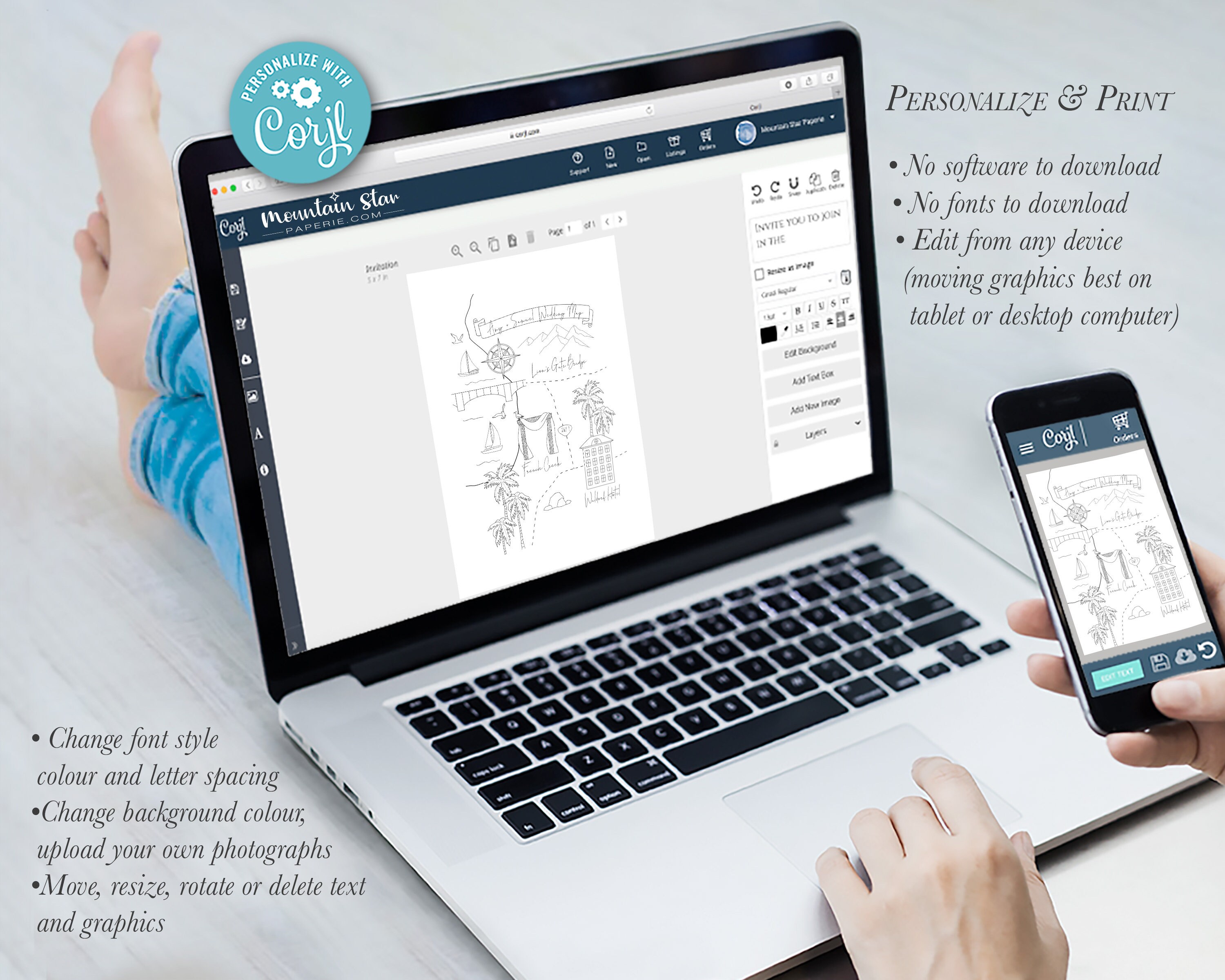 Map DIY Wedding Map Creator Template Create Your Own Map - Etsy