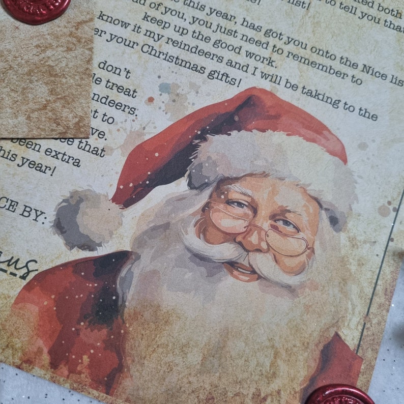 Personalised Santa Letter, Custom Wording Available, Official Letter ...