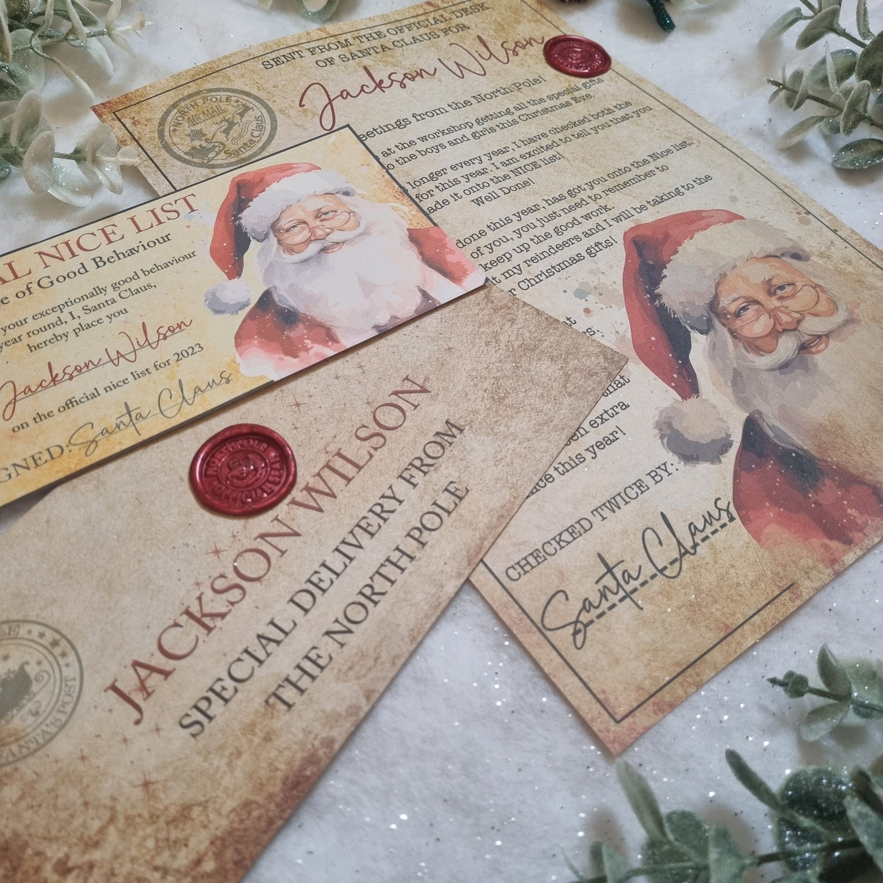 Personalised Santa Letter, Custom Wording Available, Official Letter ...
