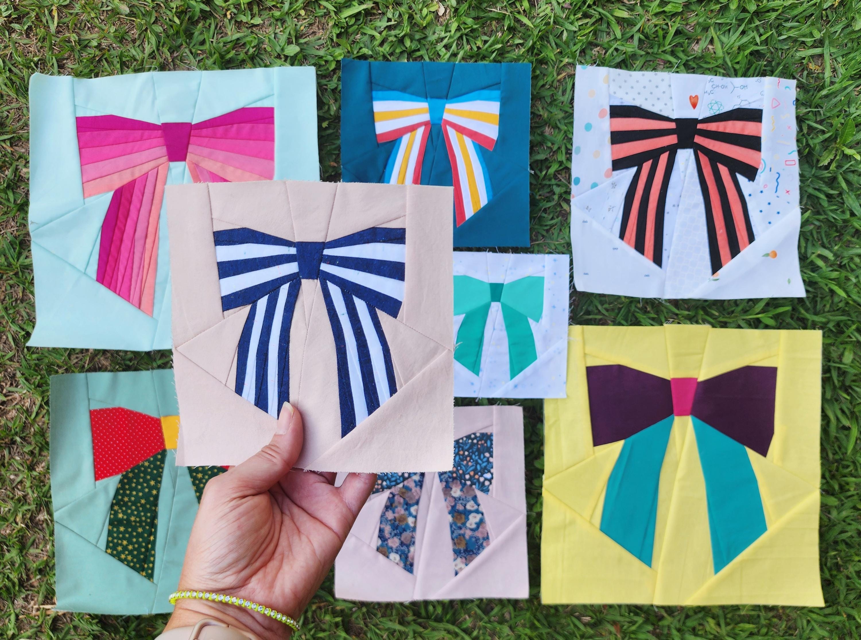 Oh My Bow – Foundation Paper Piecing | FPP Pattern | PDF Quilt Block ...
