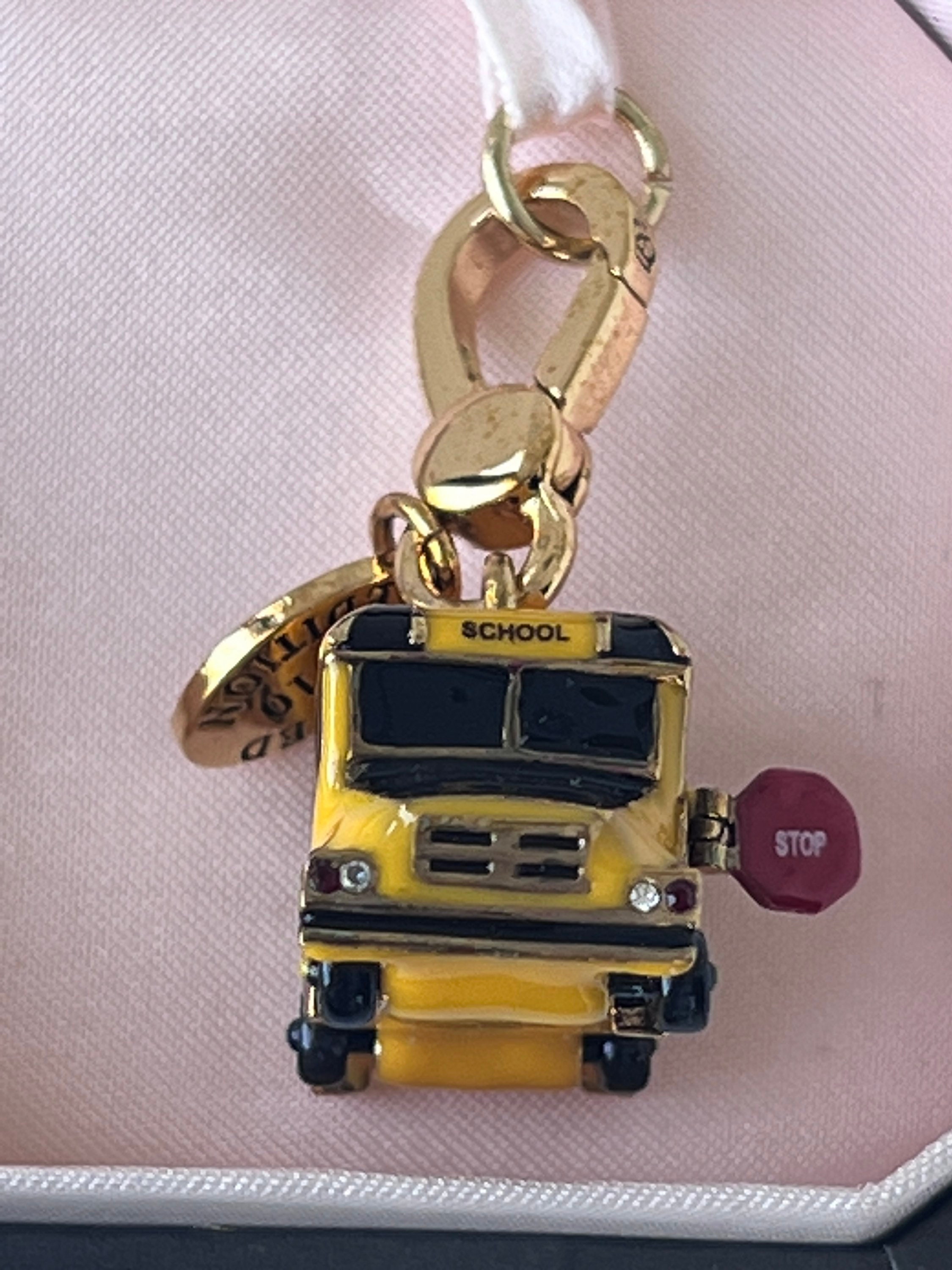 NWT Juicy Couture Yellow SCHOOL BUS Bracelet Charm - Etsy