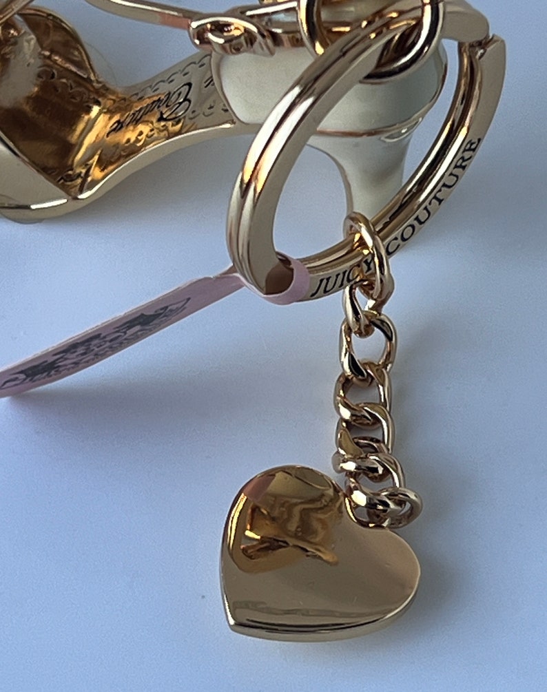NWT Juicy Couture EVENING SHOE Heel Charm Key Fob Keychain - Etsy