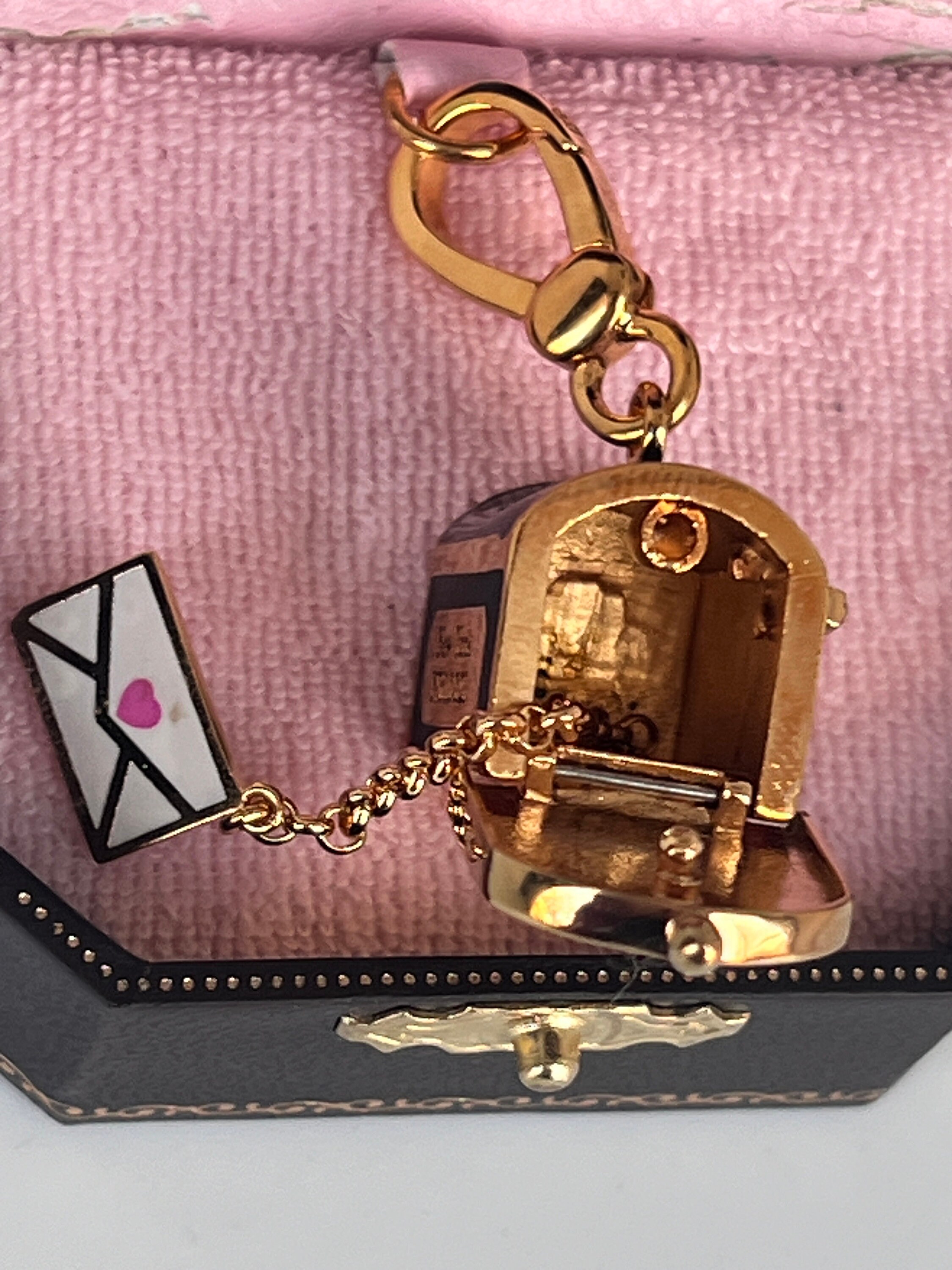 NWT Juicy Couture Love LETTER MAILBOX Mail Box Bracelet Charm - Etsy